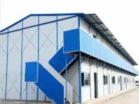 China High Strength Light Gauge Steel Frame Prefab House For Workshop Fire Protection for sale