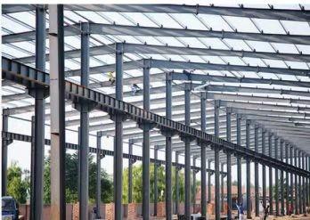 China Pre Engineered Building Two Span Steel Structure 300km/h Wind Resistant Custom for sale