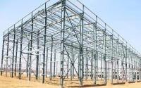 China Q235 Q345 Prefabricated Steel Structure Cattle Shed Farm Building 100x3.0mm Column for sale