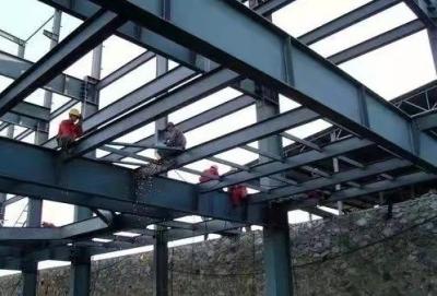 China Recyclable Prefabricated Steel Frame Building Corrugated Sheet Prefab Stadium 1-10 Storeys for sale