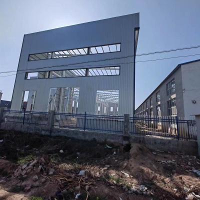 China Custom Steel Portal Frame Warehouse Structure Q355B H Beam 20m Span for sale