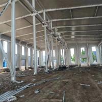 China Heavy Industrial Structure Prefabricated Steel Workshops Fireproof With Crane for sale