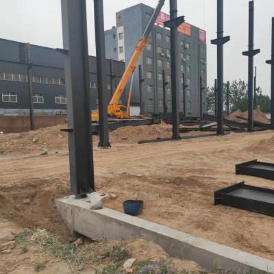 China Large Size Structural Steel Architecture Fabrication Welding Building for sale