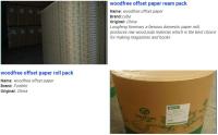 China 68/78/98/118gsm Cream Colour Woodfree Offset Paper for Writing and Sketching Notebook for sale