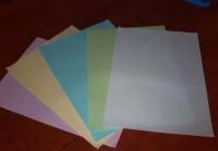 China Double Side Coating 100%Virgin Wood Pulp No Carbon Paper White/Pink/Yellow/Blue/Green for sale
