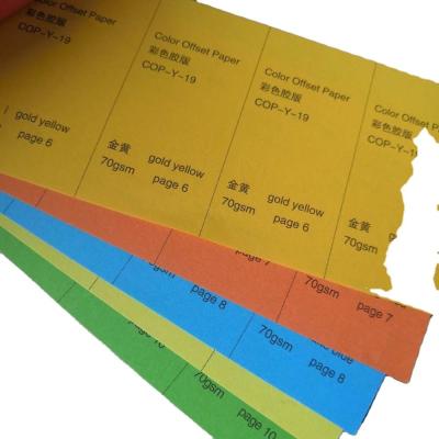 China Tracing Paper 55-150gsm Red/Yellow/Green/Pink Color Woodfree Offset Paper/Bond Paper for sale