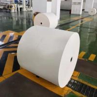 China Custom Order 70/75/80gsm Copy Paper Jumbo Roll 850mm Reel Size with 103±1 Brightness for sale