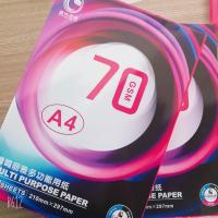 China White A4 Copy Paper 75gsm 80gsm Made from 100% Virgin Wood Pulp for Writing and Copying for sale
