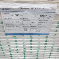 China Other Gift Craft PE Coating Material Ivory Board/FBB/C1S/GC1/Folding Box Board 250g 300g for sale