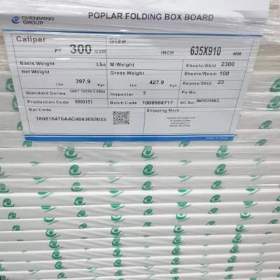 China White Virgin Pulp One Side Coated Ivory Board for Paper Packaging Solutions from Mill for sale
