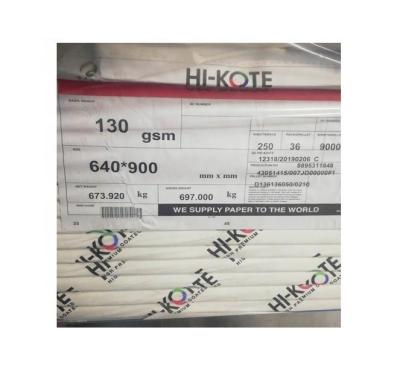 China Anti-Curl HI-kote C2S Art Paper Trusted by Chemical-Mechanical Pulp Manufacturers for sale