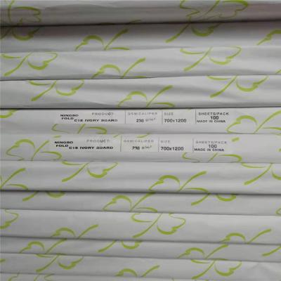 China Bond Paper 250gsm Coated Ningbo Fold FBB for Medicine Packaging Custom Order Accepted for sale