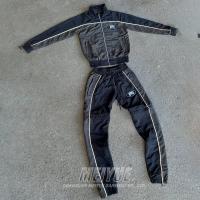 China Windproof Two Piece Zip Up Jacket Tracksuit 3m Reflective Tracksuit Men Eco Friendly for sale