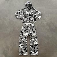 China Custom Tracksuit Hoodie Set Full Allover Print Baggy Track Sets Sweat Suits Jogging Sweatpants and Hoodie Sets OEM Manufacturers for sale