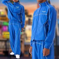 China Lightweight Nylon Windbreaker Set Two Piece Jogging Suits Vintage Track Suit Antibacterial for sale
