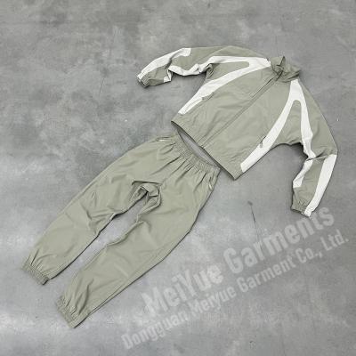 China Heat Transfer Printing Windbreaker Tracksuit Unisex Jogging Suits Custom Lables for sale