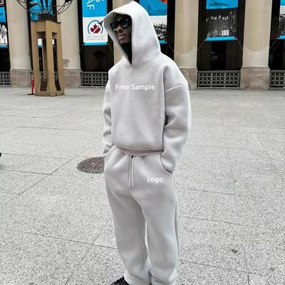 China Custom Joggers Sweatsuit Unisex Heavyweight Fleece Cotton Hoodie Jogging Suits Sweatpants and Hoodie Set Tracksuits for Men for sale