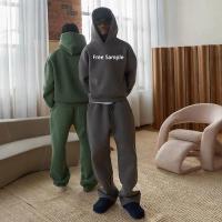 China OEM Custom Sweatsuit Unisex Pullover Heavyweight Fleece Cotton Hoodie Jogging Sweatpants and Hoodie Set Tracksuits for Men for sale