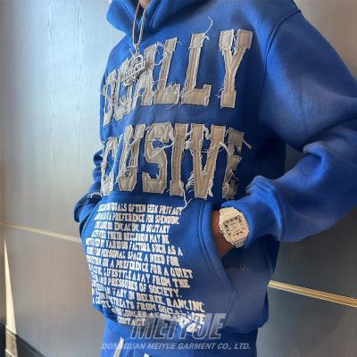 China Exquisite Personalised Embroidered Hoodies Mens Heavyweight Hoodies Anti Wrinkle for sale