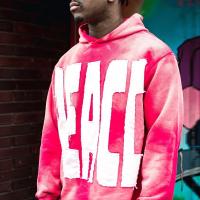 China Custom 3D Embossing Logo Oversized Acid Wash Hoodie Embroidered Pullover Hoodies for sale