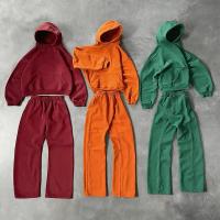 China Custom Joggers Sweatsuit Unisex Blank Activewear Fleece Cotton Hoodie Jogging Suits Sweatpants and Hoodie Set Tracksuits for Men for sale