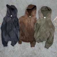 China Anti Wrinkle Custom Acid Wash Hoodie Heavyweight 100 French Terry Cotton Hoodie for sale