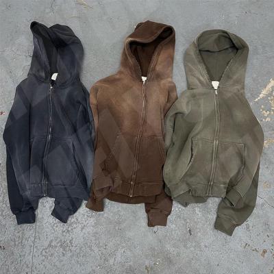China Anti Wrinkle Custom Acid Wash Hoodie Heavyweight 100 French Terry Cotton Hoodie for sale
