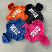 China Custom Acid Washed Zip up Hoodie Vintage 3d Puff Printing Logo Cropped Hoodies Streetwear Manufacturer Hoodie Jacket for Men for sale