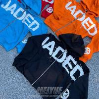 China Acid Washed Embroidery Logo Hoodie Streetwear Distressed Black Hoodie Anti Wrinkle for sale