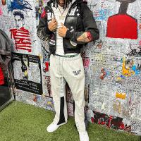 China Autumn Streetwear Mens Hoodies Embroidery Patch Zip Up Hoodie Jacket for sale