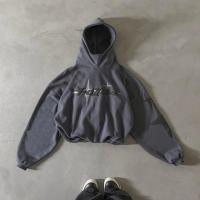 China Custom Manufacturer Streetwear Heavy Cotton Pullover Round Mock Neck No Strings Hoodie 3d Puff Printing Hoodies Men Sweatshirts for sale