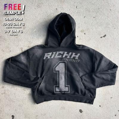 China No String Custom Silk Screen Hoodies Heavy Weight for sale