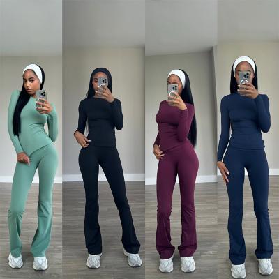 China Premium Womens Streetwear Tracksuit Yoga Activewear Set Sustainable Shock Absorbent for sale