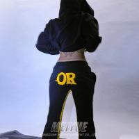 China Custom Embroidery Patch Hoodie Sweat Pant Tracksuit Women Pullover Unisex Sweat 2 Pieces Suits Sweatpants and Hoodie Women Set for sale