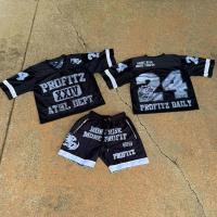 China Custom Polyester Football Sportwear Baseball t Shirt and Short Set Cropped Boxy t Shirt Tracksuits Sets Jersey T-shirt Short Set for sale