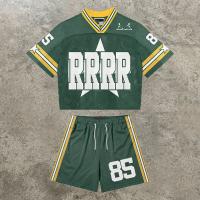 China Custom Jersey Sweatsuit Professional American Football Team Uniform Custom Sublimated Mesh Adult American Football Uniforms Set for sale