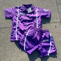 China Custom Logo Nylon Polyester Buttons Polo Shirt 2 Piece Set Cargo Shorts Jogging Suit Men Tshirts Short Set Tracksuit for Men for sale