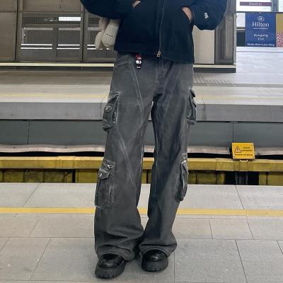 China Flared Baggy Oversized Streetwear Jogger Pants for sale