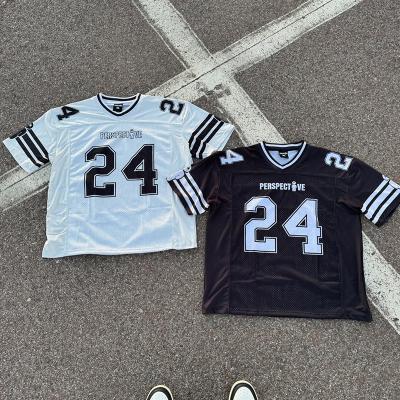 China Screen Printed Mesh Quick Dry Cropped Jersey T Shirt Baseball Jersey Shirts 80 Grams for sale