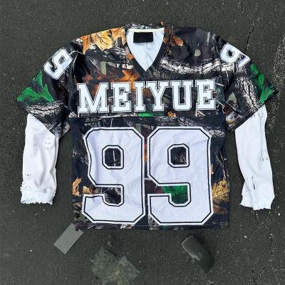 China Custom Dtg Logo  Streetwear Long Sleeve T Shirt for sale