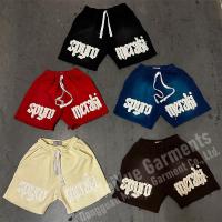 China Cotton Applique Embroidery Streetwear Basketball Shorts Acid Wash Shorts Anti Wrinkle for sale