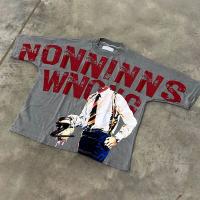 China Oem Clothing Manufacturer Custom Streetwear 100% Cotton 250gsm Boxy Cropped T Shirt Screen Dtg Printing Graphic T-Shirt Men for sale