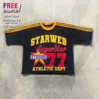 China OEM Clothing Manufacturers Custom Cropped Tshirt Boxy T Shit Jersey T Shit Men 100 Cotton Patchwork Streetwear T Shirt for Men for sale