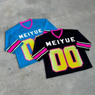 China Custom Jersey T Shirt Logo Custom OEM Wholesale Drop Shoulder Basketball Sports Summer Oversized Mesh Jersey T-shirt for Men for sale