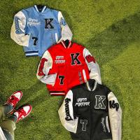 China Leather Sleeves Letterman Jacket Streetwear College Varsity Jackets OEM Designs for sale