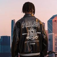 China Customizable Unisex  Varsity Jacket Mens Streetwear Stretch OEM Service for sale