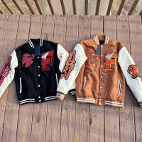 China Spring Autumn Heavy Embroidered Streetwear Varsity Jacket for sale