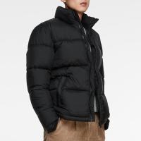China Custom Mens Black Polyester Outdoor Puffer Jacket for Winter for sale