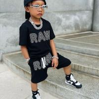 China Summer Children Clothing Sets Boys Streetwear Kids Two Piece Shorts  Multicolor for sale