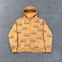 China OEM Custom Drop Shoulder Oversized French Terry Hoodie Casual Reflective Screen Print Hoodies Manufacturers Custom Logo for sale